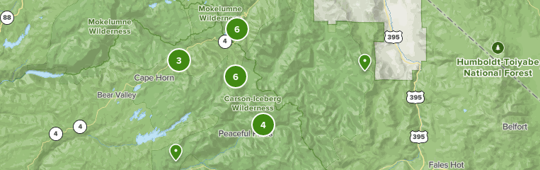 Best lake trails in Carson-Iceberg Wilderness, California | AllTrails