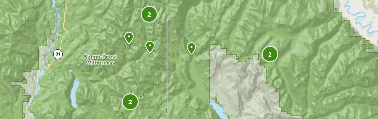 Best Long Trails in Salmo-Priest Wilderness: Map, Details | AllTrails