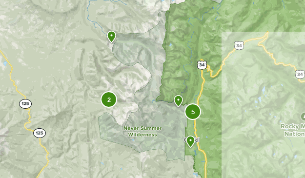 Best Views Trails in Never Summer Wilderness | AllTrails