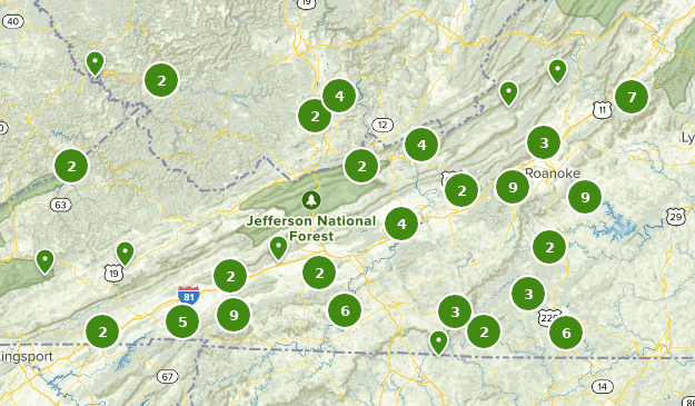 Best River Trails in Jefferson National Forest | AllTrails