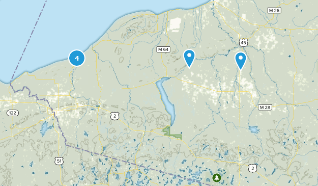 Best Waterfall Trails in Ottawa National Forest | AllTrails