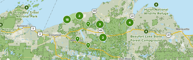 Best 10 Waterfall Trails in Ottawa National Forest | AllTrails