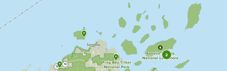 Best Forest Trails in Apostle Islands National Lakeshore: Map, Details ...
