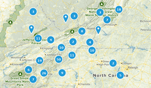 Best Waterfall Trails in Blue Ridge Parkway | AllTrails