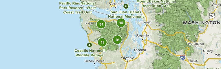 Best 10 Wild Flowers Trails in Olympic National Forest: Map, Details ...
