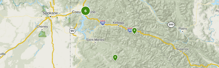 Best off road driving trails in Idaho Panhandle National Forest, Idaho ...