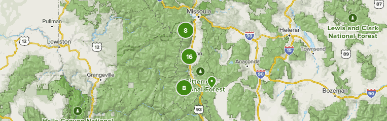 Best 10 Wild Flowers Trails in Bitterroot National Forest: Map, Details ...