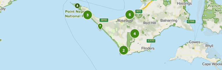 Best 10 Trail Running Trails in Mornington Peninsula National Park: Map ...