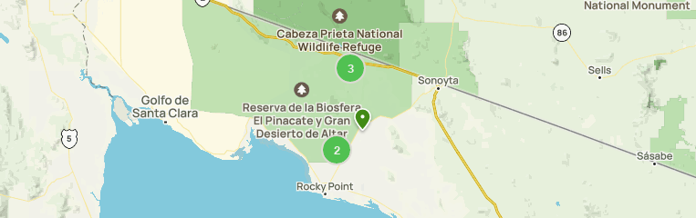 Best Moderate Trails in Reserva El Pinacate | AllTrails