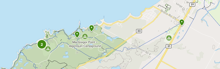 Best 10 Mountain Biking Trails in MacGregor Point Provincial Park ...