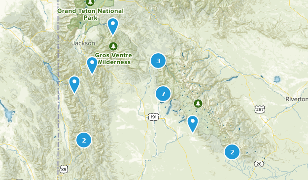 Best Backpacking Trails in Bridger-Teton National Forest, Wyoming ...