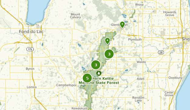 Best Views Trails in Kettle Moraine State Forest Northern Unit | AllTrails
