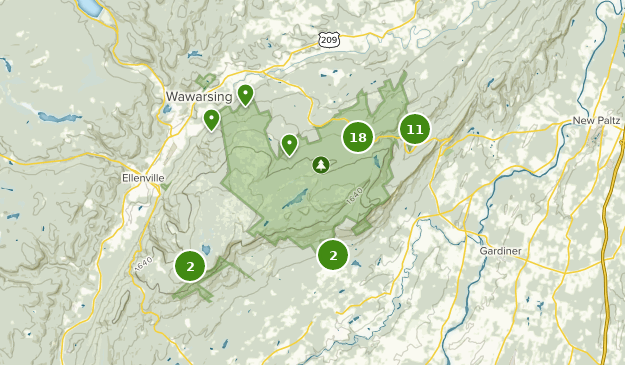 Minnewaska State Park Map - United States Map