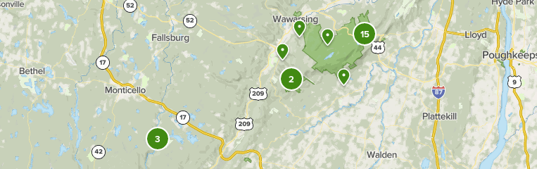 Minnewaska State Park Map - United States Map