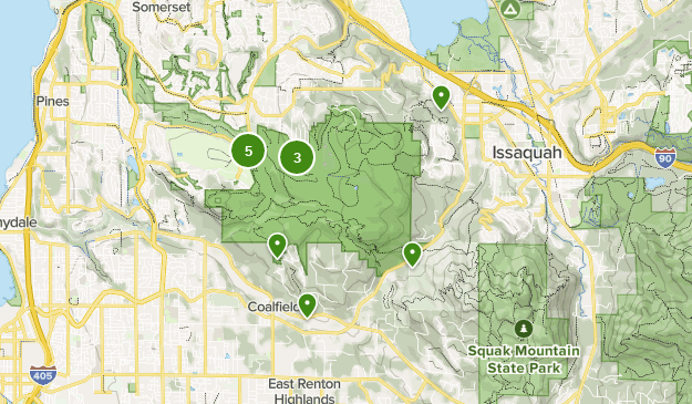 Best Waterfall Trails in Cougar Mountain Regional Wildland Park | AllTrails