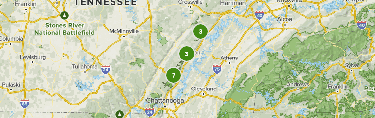 Best Waterfall Trails in Cumberland Trail State Park: Map, Details ...