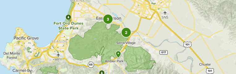 Best Horseback Riding Trails in Fort Ord National Monument: Map ...