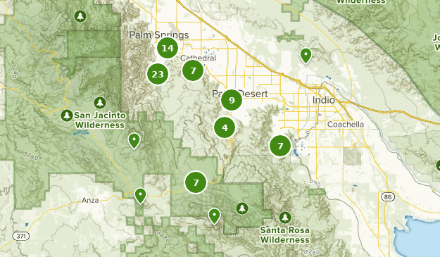 Best Views Trails in Santa Rosa and San Jacinto Mountains National ...