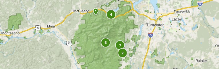 Best 10 Hard Trails in Capitol State Forest | AllTrails