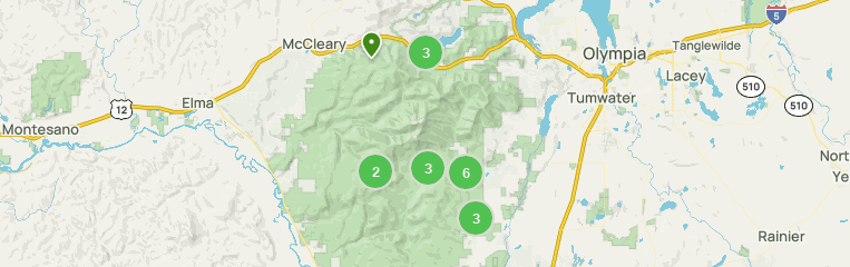 2023 Best 10 Hard Trails in Capitol State Forest | AllTrails