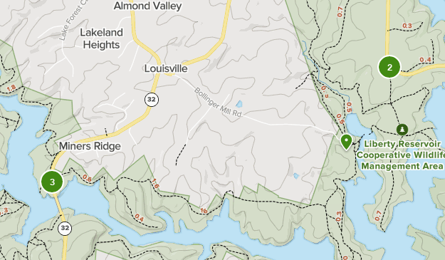 Best Views Trails in Liberty Reservoir Cooperative Wildlife Management ...