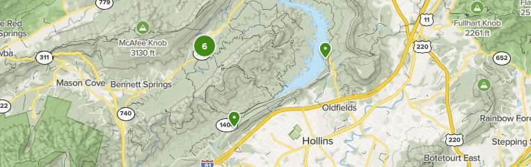 Best Moderate Trails in Carvins Cove Natural Reserve | AllTrails