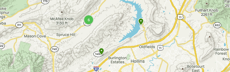 2023 Best Moderate Trails in Carvins Cove Natural Reserve | AllTrails