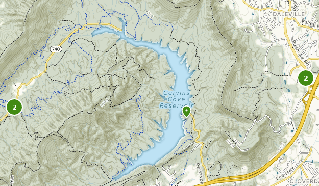 Best Views Trails in Carvins Cove Natural Reserve | AllTrails