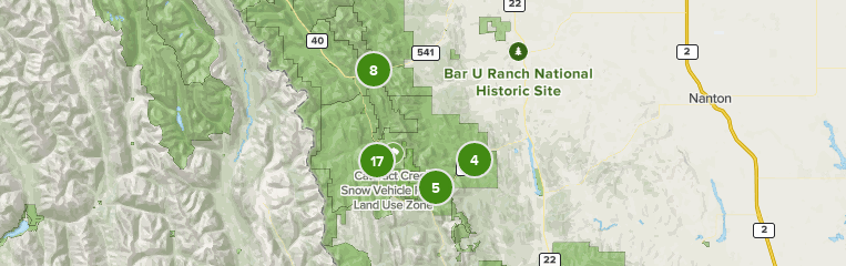Best 10 Views Trails in Cataract Creek Snow Vehicle Public Land Use ...
