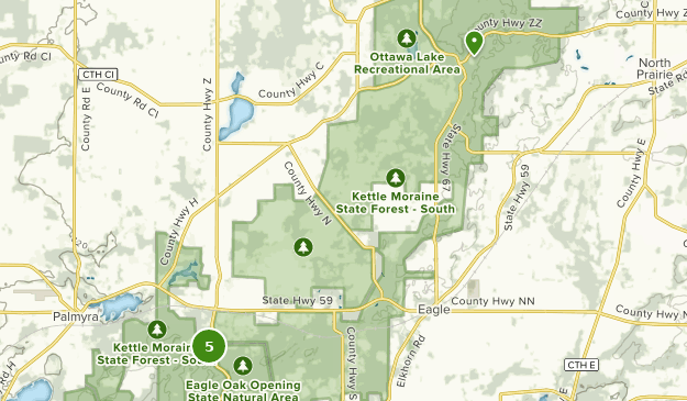 Best Dogs On Leash Trails in Kettle Moraine State Forest Southern Unit ...