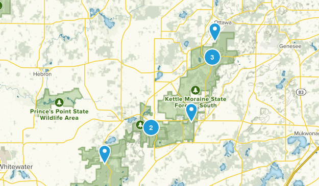 Best Views Trails in Kettle Moraine State Forest Southern Unit ...