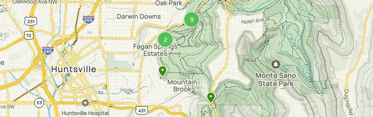 2023 Best 10 Moderate Trails in Monte Sano Preserve | AllTrails
