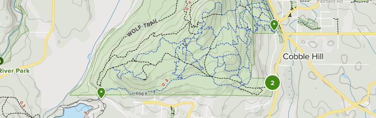 Best views trails in Cobble Hill Mountain Regional Recreation Area ...