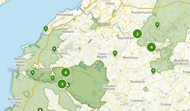 Best Views Trails in Mendip Hills Area of Outstanding Natural Beauty ...