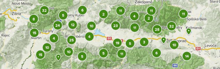 Las 19 mejores rutas en el bosque en Národný Park Malá Fatra | AllTrails