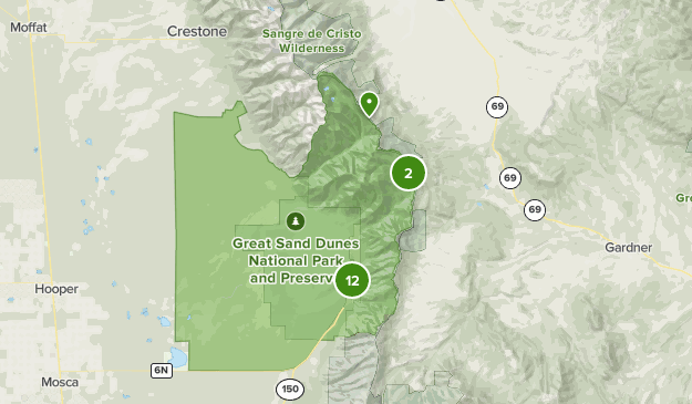 Best Views Trails in Great Sand Dunes National Park and Preserve ...