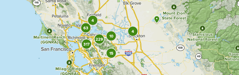 De 10 bedste ruter med udsigt i East Bay Municipal Utility District ...
