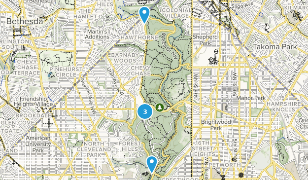 Rock Creek Park Dc Map - Map