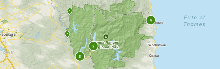 Best walking trails in Hunua Ranges Regional Park , Waikato, New ...