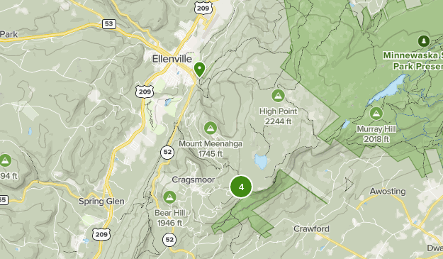 Minnewaska State Park Map - United States Map