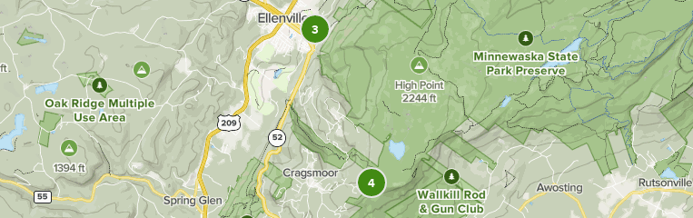 Best Long Trails in Minnewaska State Park Preserve: Sam's Point Area ...