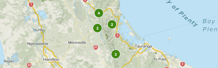 Best Waterfall Trails in Kaimai Mamaku Conservation Park : Map, Details ...