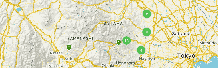 2023 Best 10 Partially Paved Trails in Chichibu-Tama-Kai National Park | AllTrails
