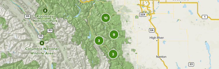 Best Waterfall Trails in Kananaskis Country Public Land Use Zone ...