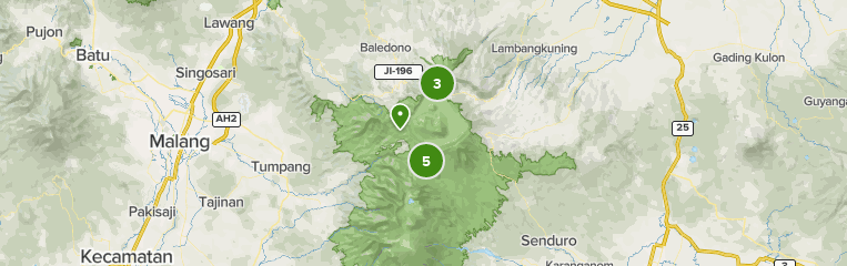 Best Wild Flowers Trails in Bromo Tengger Semeru National Park: Map ...