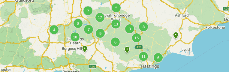 2023 Best 10 Moderate Trails in High Weald Area of Outstanding Natural ...