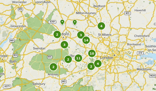 Best Partially Paved Trails in Chiltern Hills Area of Outstanding ...