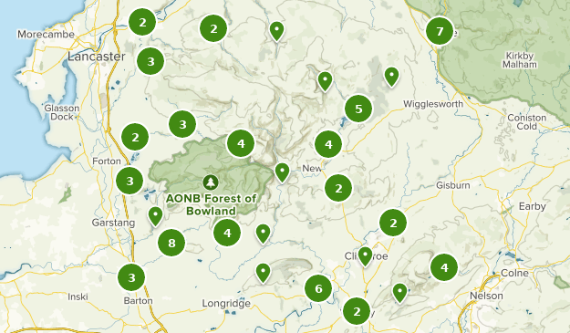 Best Walking Trails in Forest of Bowland Area of Outstanding Natural ...