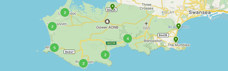 2023 Best 10 Long Trails in Gower Peninsula Area of Outstanding Natural ...