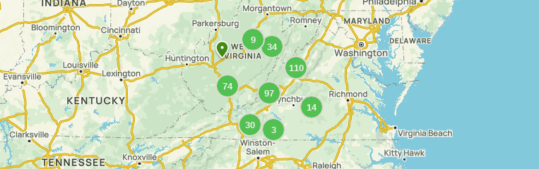 2023 Best 10 Easy Trails in George Washington and Jefferson National ...